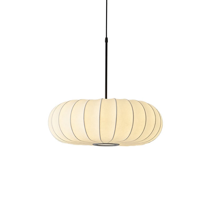 AKARI STYLE | Pumpkin Silk Pendant Light - Dense Weave Version – Moku Park