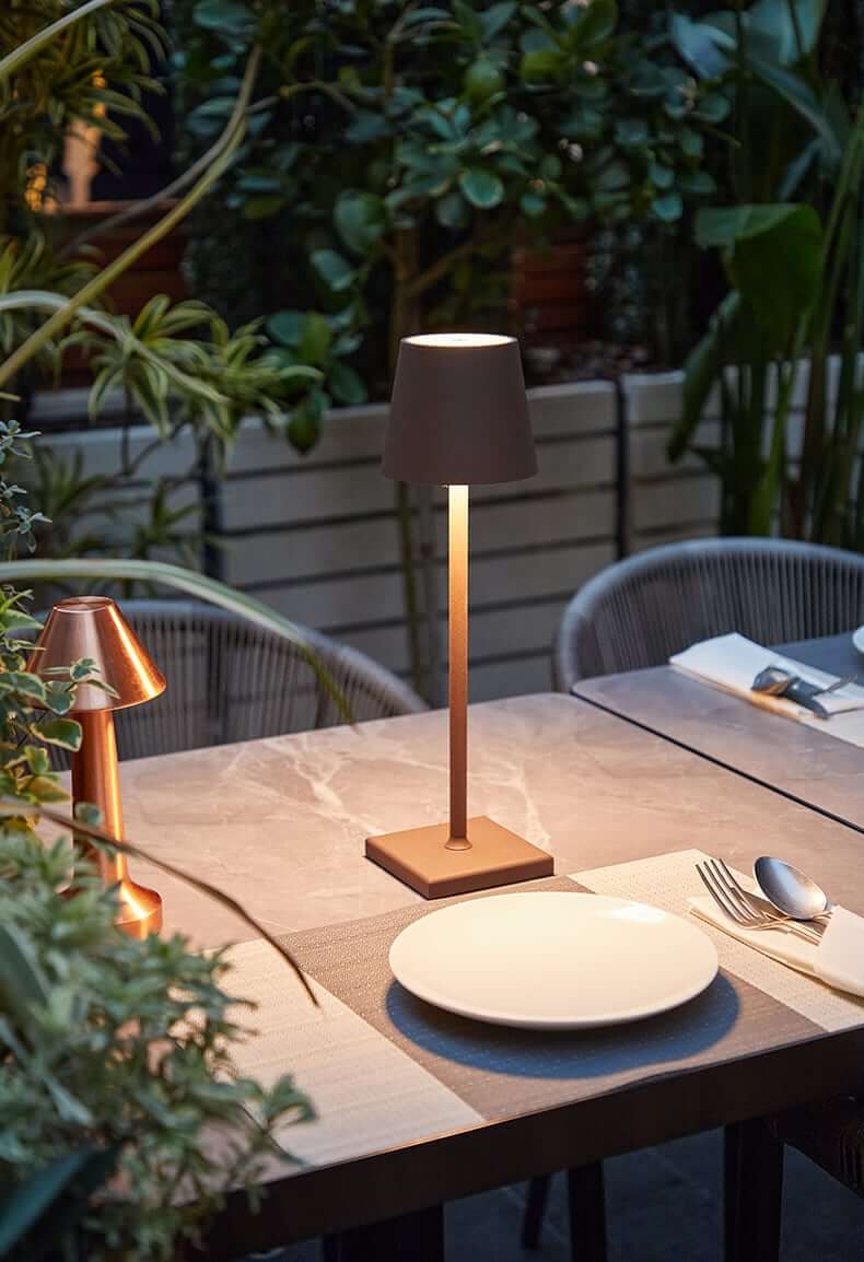 MP Ozzie Portable Lamp - LED Ambient USB Dimming Cordless Table Lamp ...
