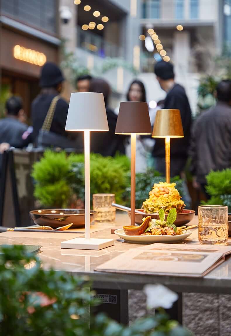 MP Ozzie Portable Lamp - LED Ambient USB Dimming Cordless Table Lamp ...