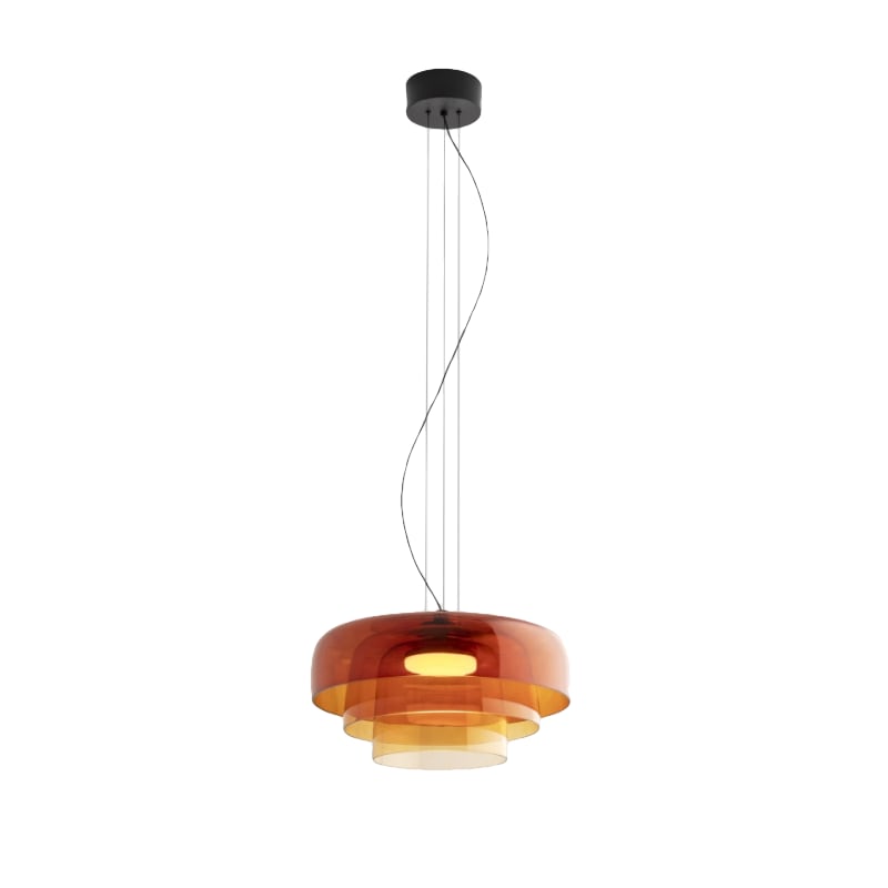 Glass Multi-layer Cake Pendant Light – Moku Park