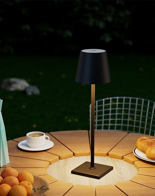 MP Ozzie Portable Lamp - LED Ambient USB Dimming Cordless Table Lamp ...