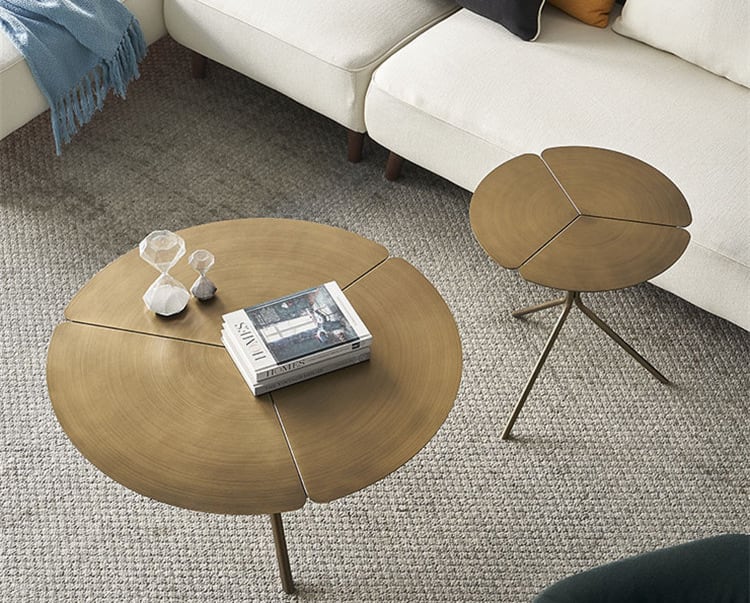 Ryder - Copper Moss Side Table | Accent Table | Coffee Table | End ...