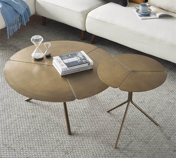 Ryder - Copper Moss Side Table | Accent Table | Coffee Table | End ...