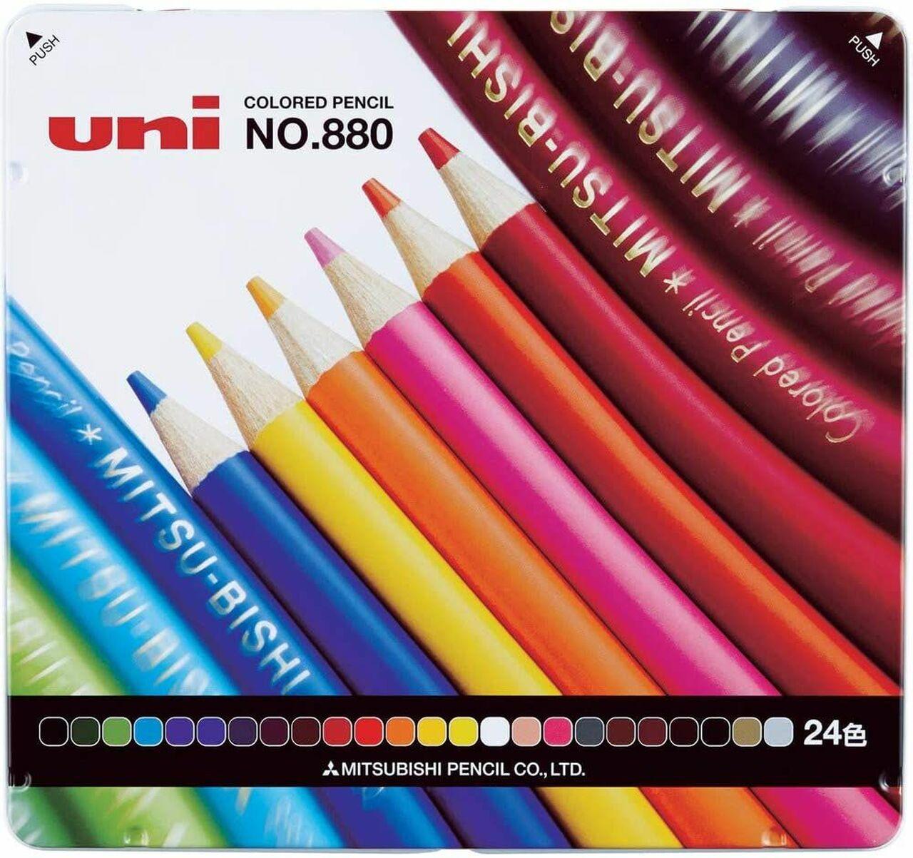 Uni 880 Color Pencil-24 colors – Moku Park
